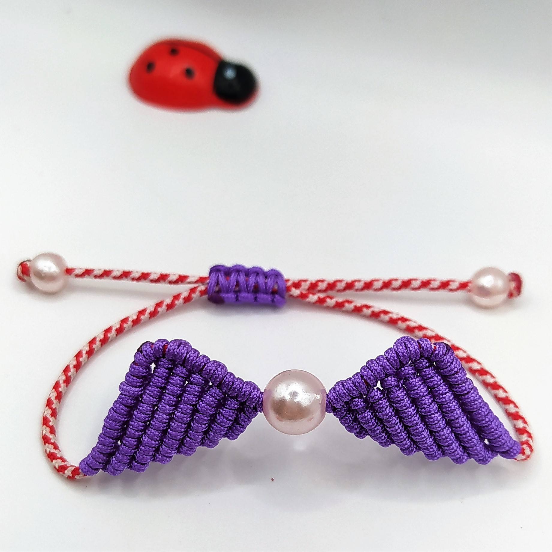 Βραχιόλι Μαρτάκι macrame φτερά αγγέλου – Aikaterina The Jeweller
